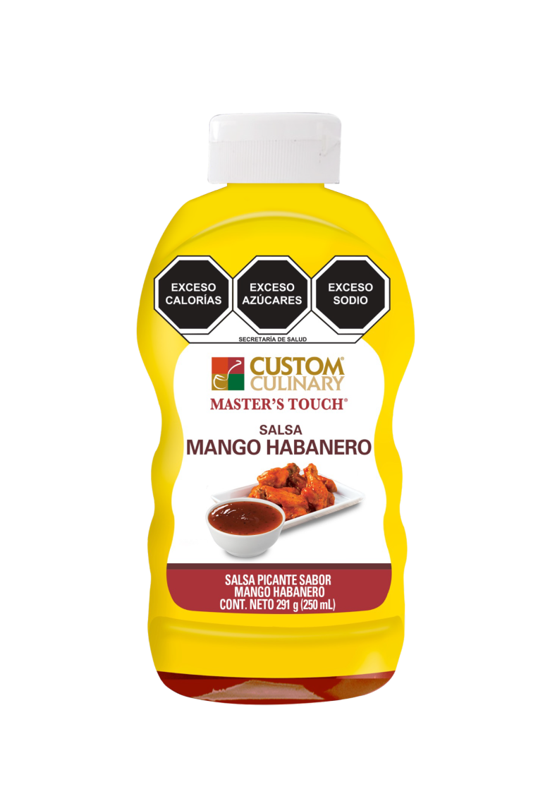 CUSTOM Salsa P/Alitas Mango Hab 291g – Custom Culinary México