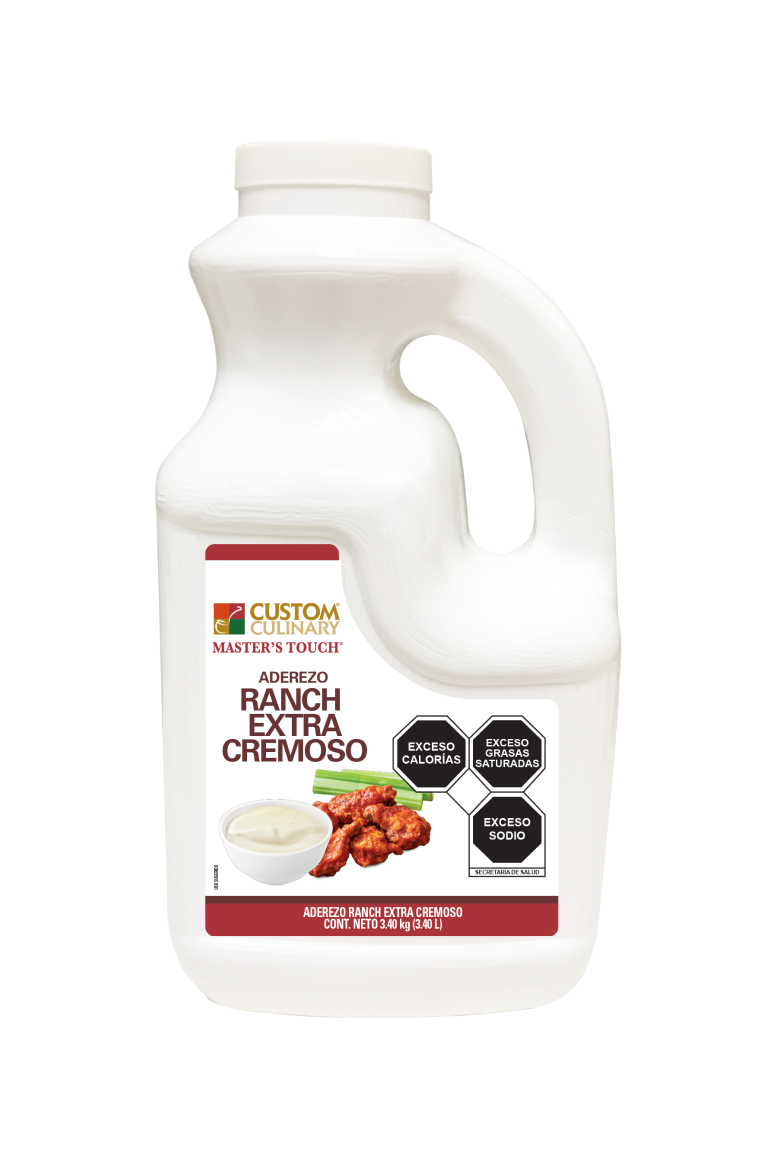 Aderezo Ranch Extra Cremoso 3.4kg – Custom Culinary México