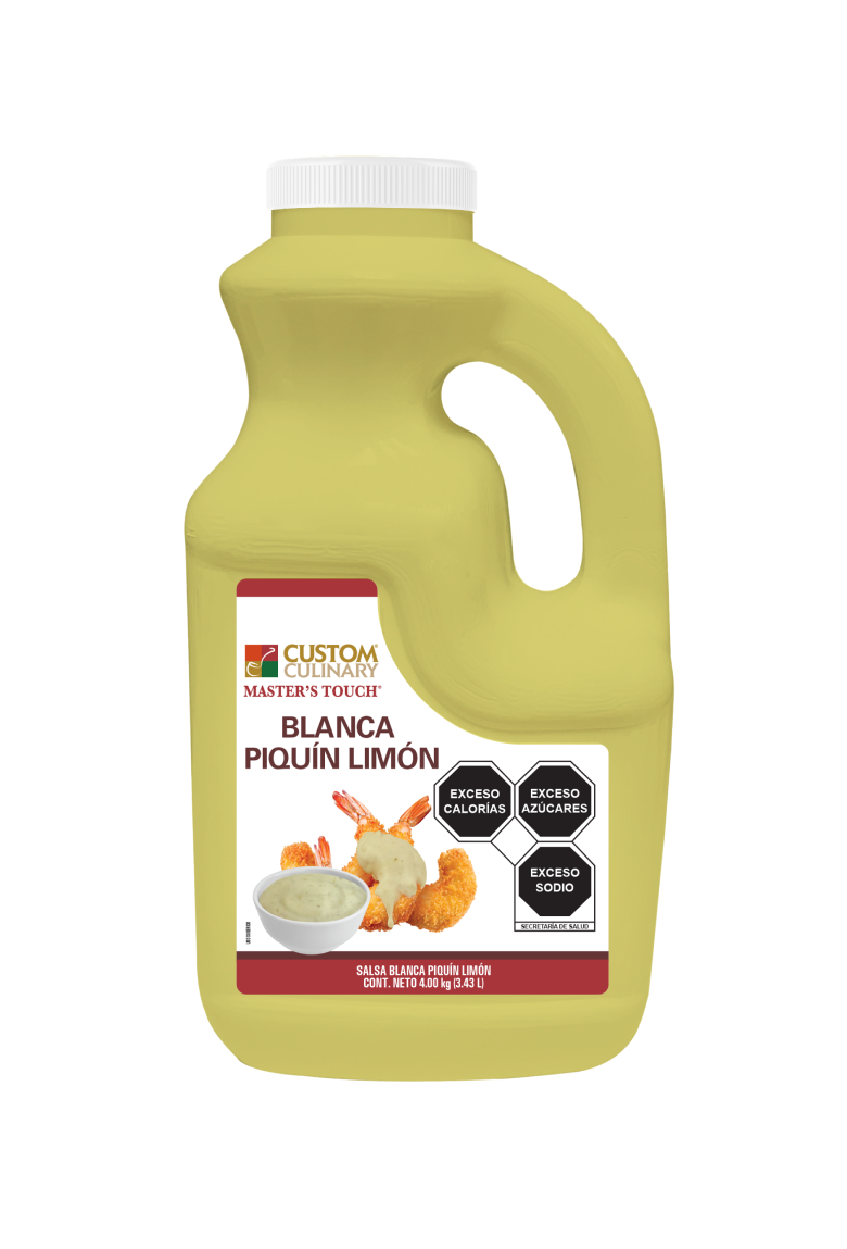 Salsa Blanca Piquín Limón 3.45Kg – Custom Culinary México