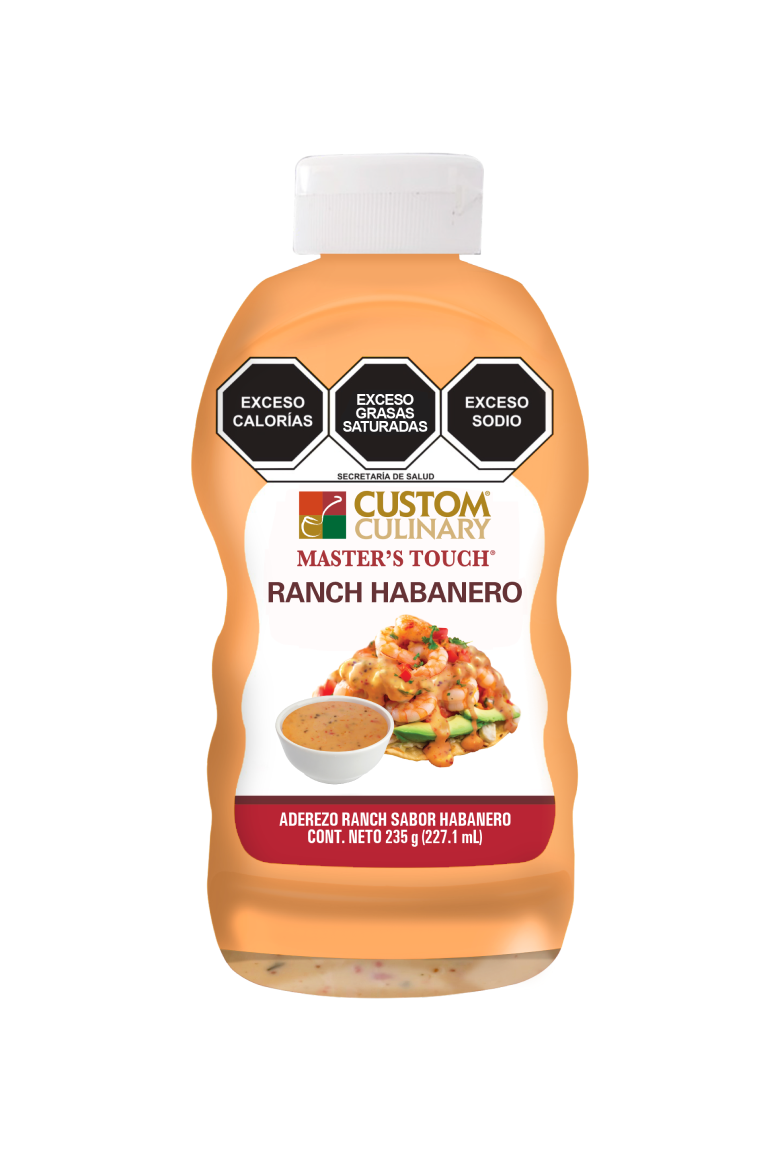CUSTOM Ad Ranch Habanero 235g – Custom Culinary México